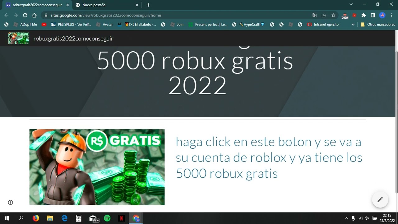 como tener 5000 robux gratis 2022 - YouTube