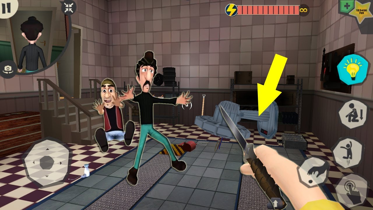 Scary Robber home clash _fun videos troll scary robber every day ...