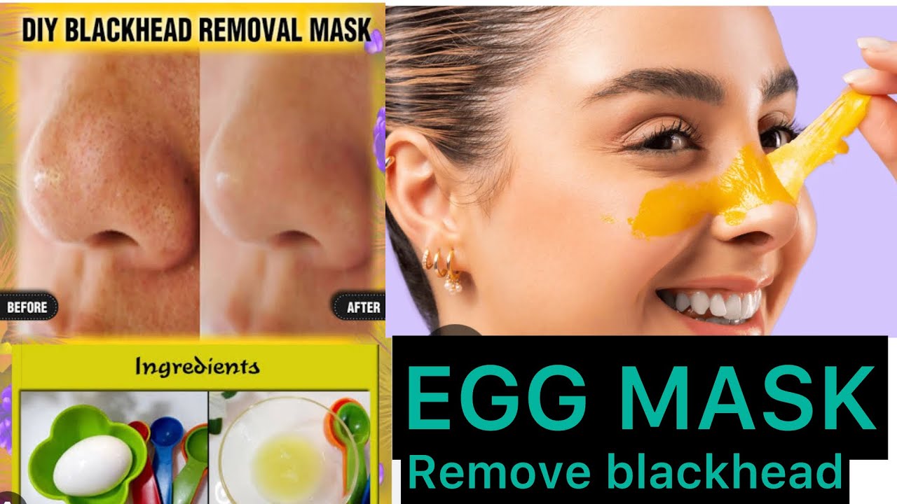 EASY DIY EGG blockhead and whitehead remove peel off mask - YouTube