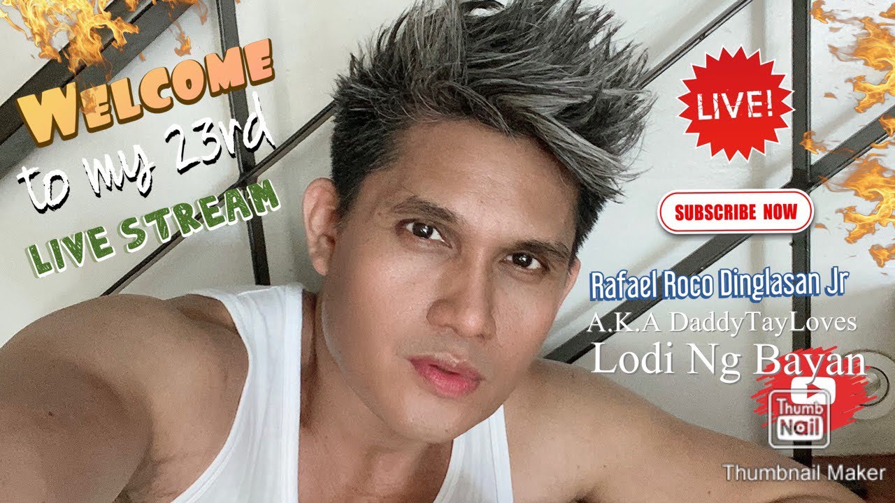 Welcome to my 23rd Live stream w/ #DaddyTayLoves_IdoL_Raff Rafael Roco ...