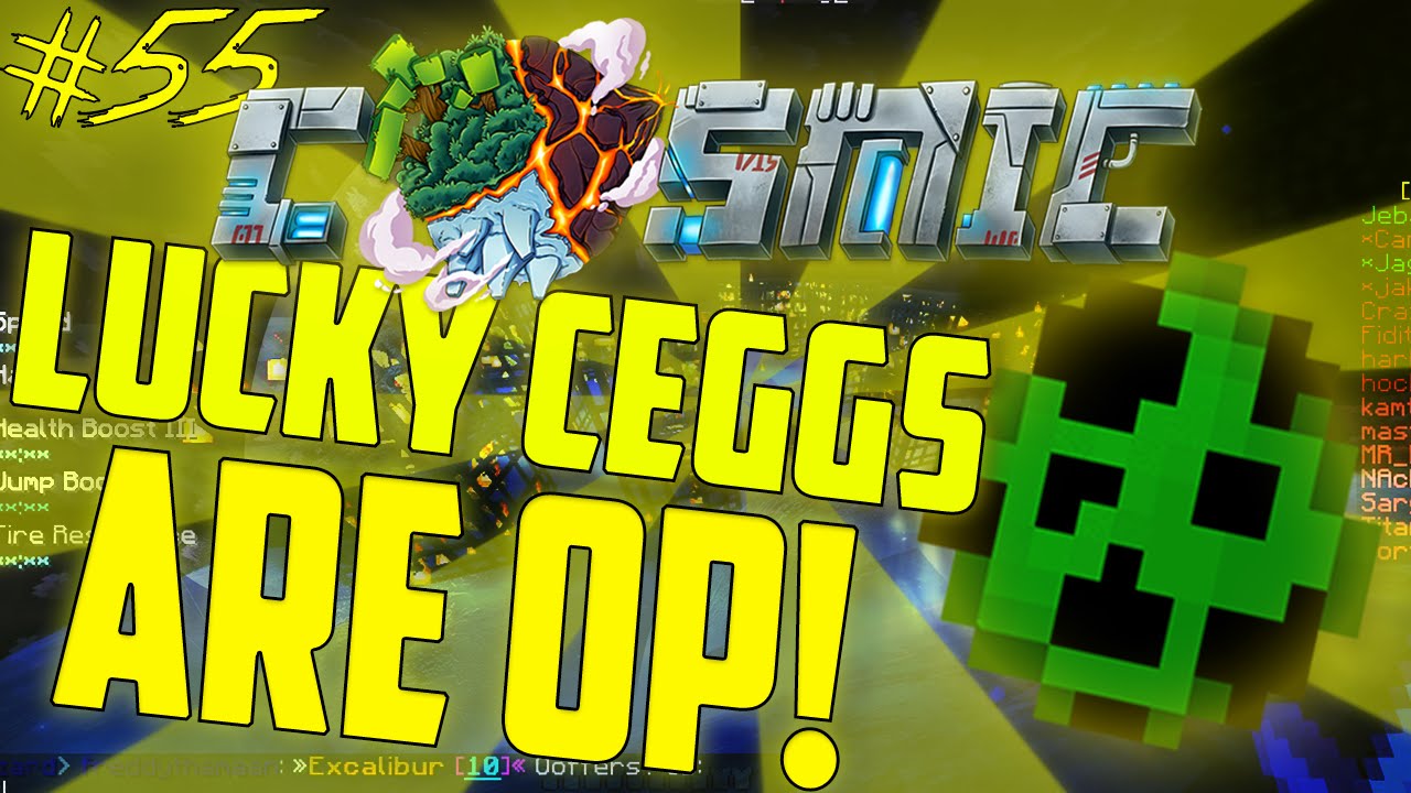 "LUCKY CEGGS OP!" CosmicPvP ICE Factions Season 2 #55 - YouTube