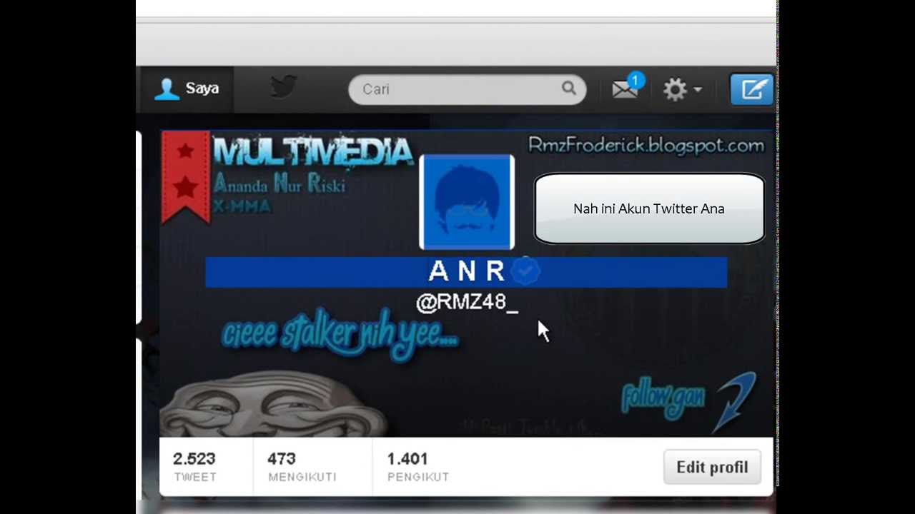 My Account (Rmz/Ananda Nur Riski) - YouTube