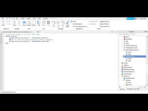 HOW TO MAKE A COLOR CHANGING BLOCK IN ROBLOX - YouTube