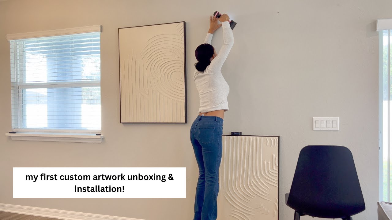 UNBOXING & INSTALLING MY FIRST CUSTOM ARTWORK // Jessica Tull - YouTube