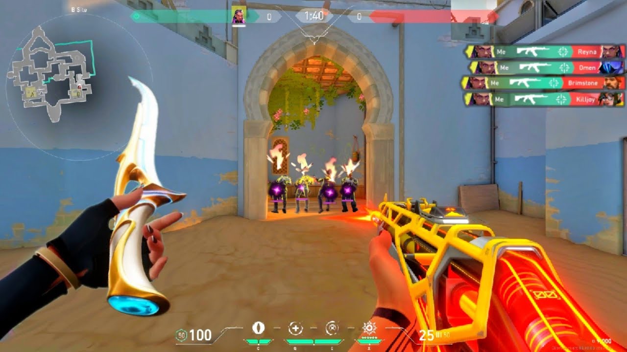 Crosshair + Reyna = Immortal Player (215 RR) - YouTube