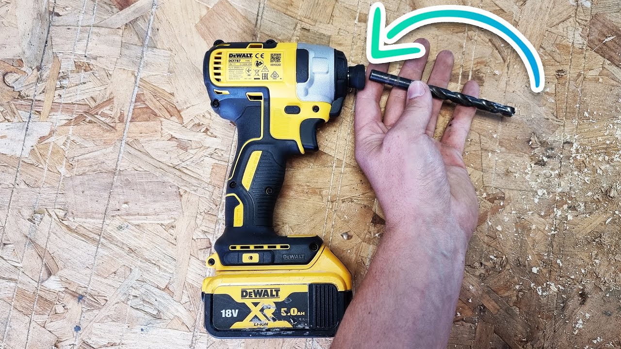 How To Put A Drill Bit In A Impact Driver YouTube