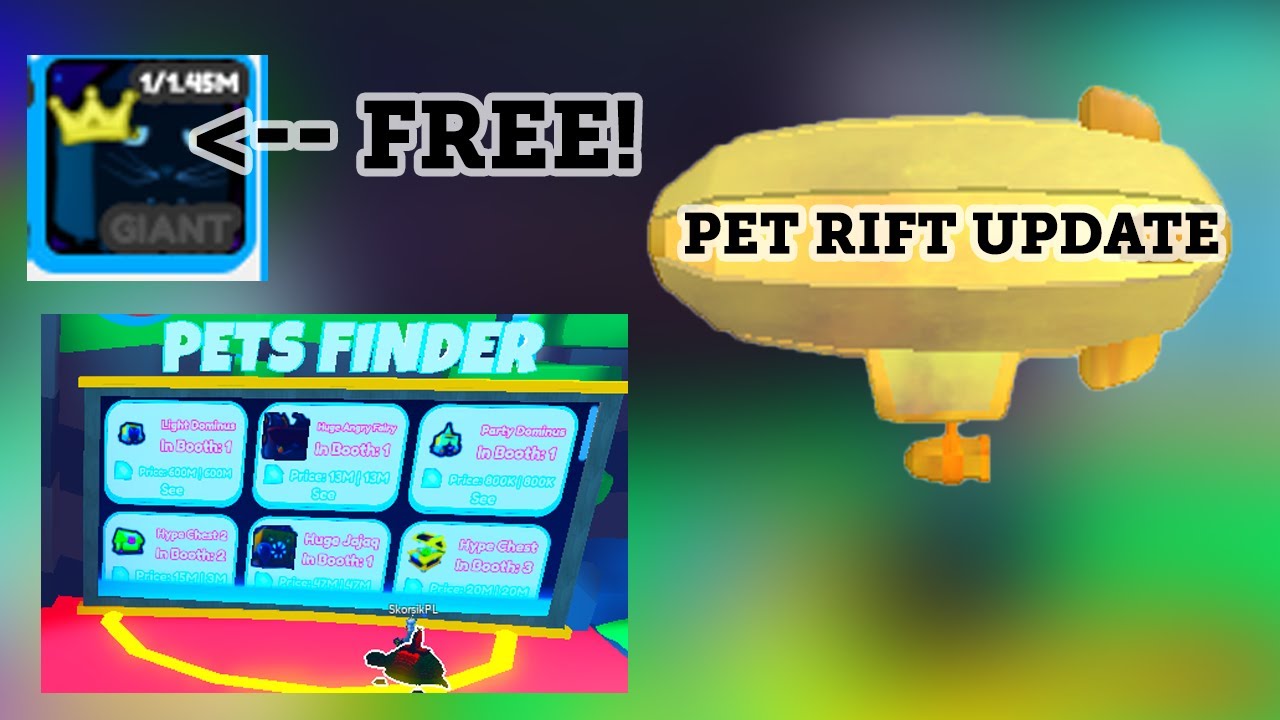 W PET RIFT PETS FINDER UPDATE!! EVERYTHING EXPLAINED! - YouTube