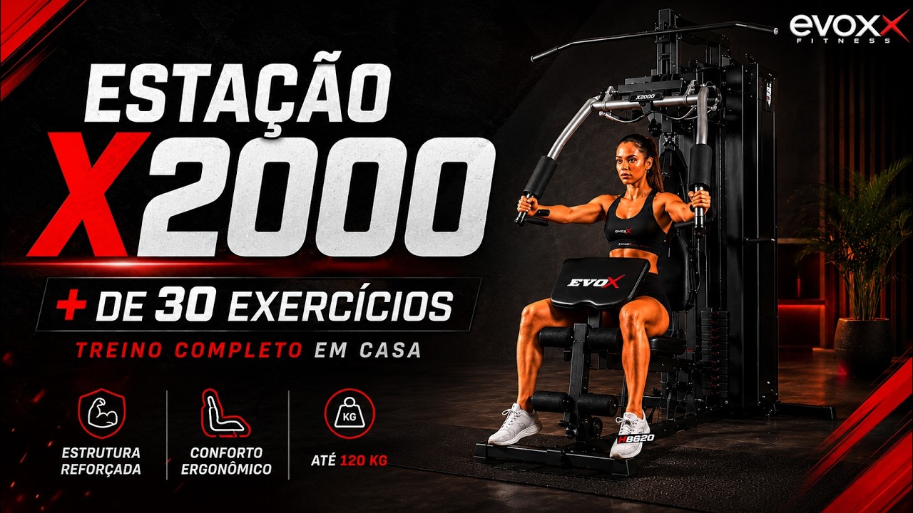 Estação de Musculação X2000 Evox Fitness - YouTube