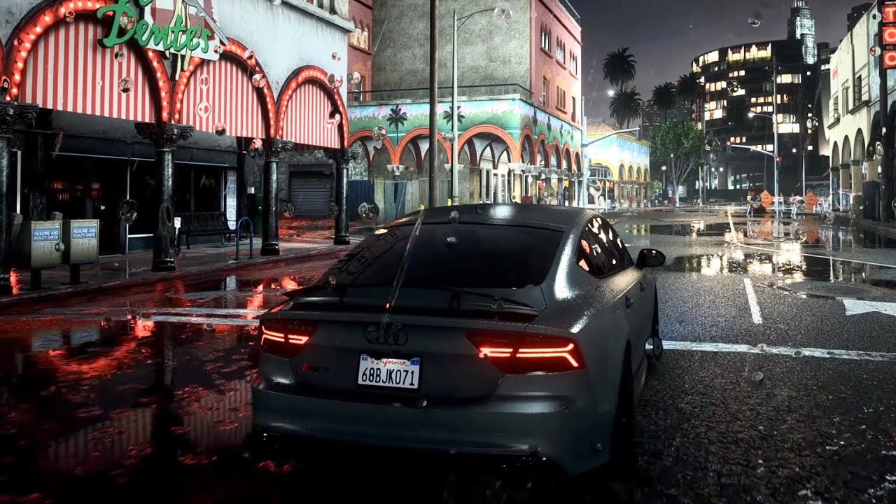 GTA 6 PS5 DEMO Concept Graphics on RTX 4090 & Intel Core i9-13900K ...