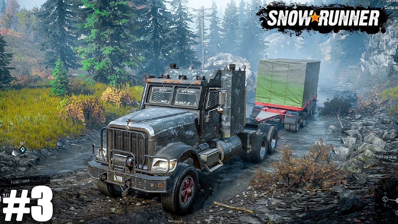 SnowRunner - Farming Tools Contract - Deliver Curtainside Trailer to ...