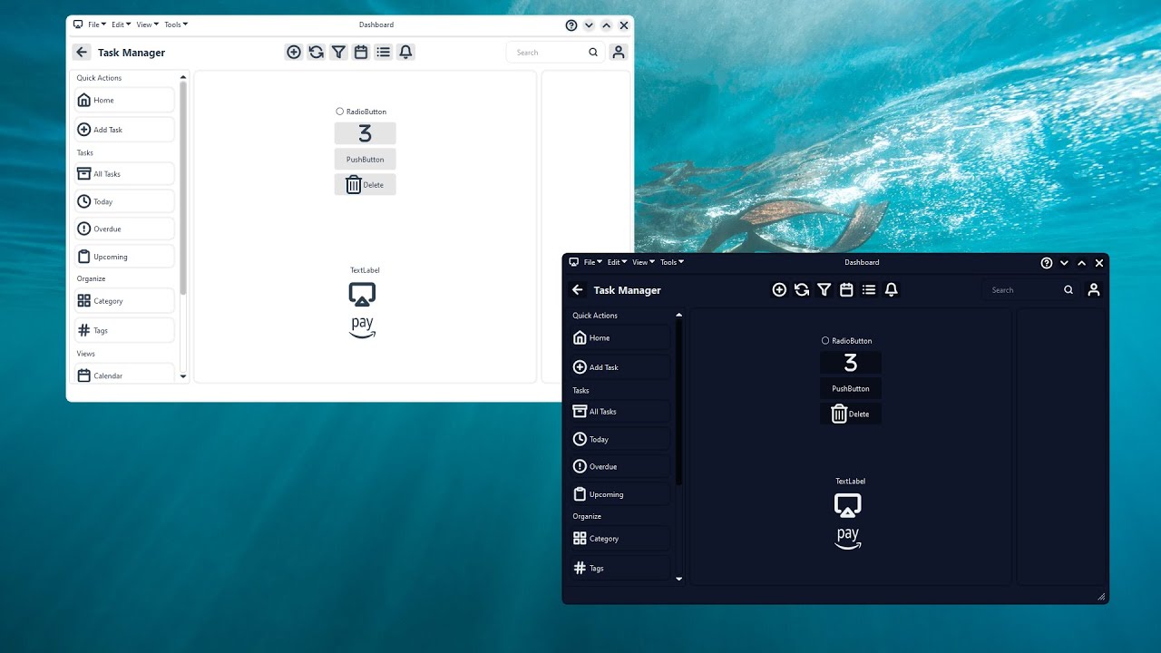 Update On The Custom Widgets Module Made For Pyqt5 6 And Pyside2 6 Modern Gui Youtube