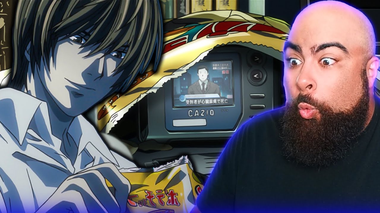NAH IN THE BAG OF CHIPS!! | Death Note Episode 8 Reaction! - YouTube