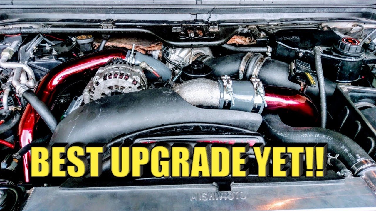 6.0 powerstroke mods before drag race event - YouTube