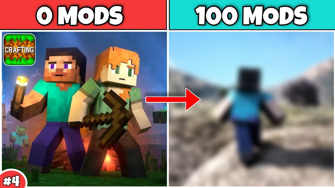 I Installed 100 Mods In Crafting And Building | Crafting And Building 1 ...