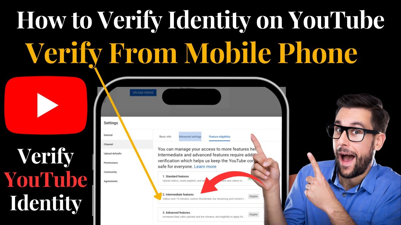 How to verify number on youtube | Mobile sa youtube number kase verify ...