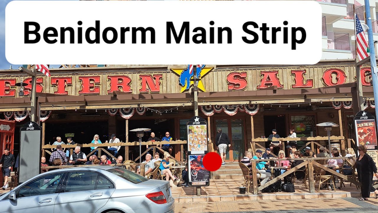 Benidorm Main Strip | 4k Winter Walk Tour #uk #reels #londonwalk #viral ...