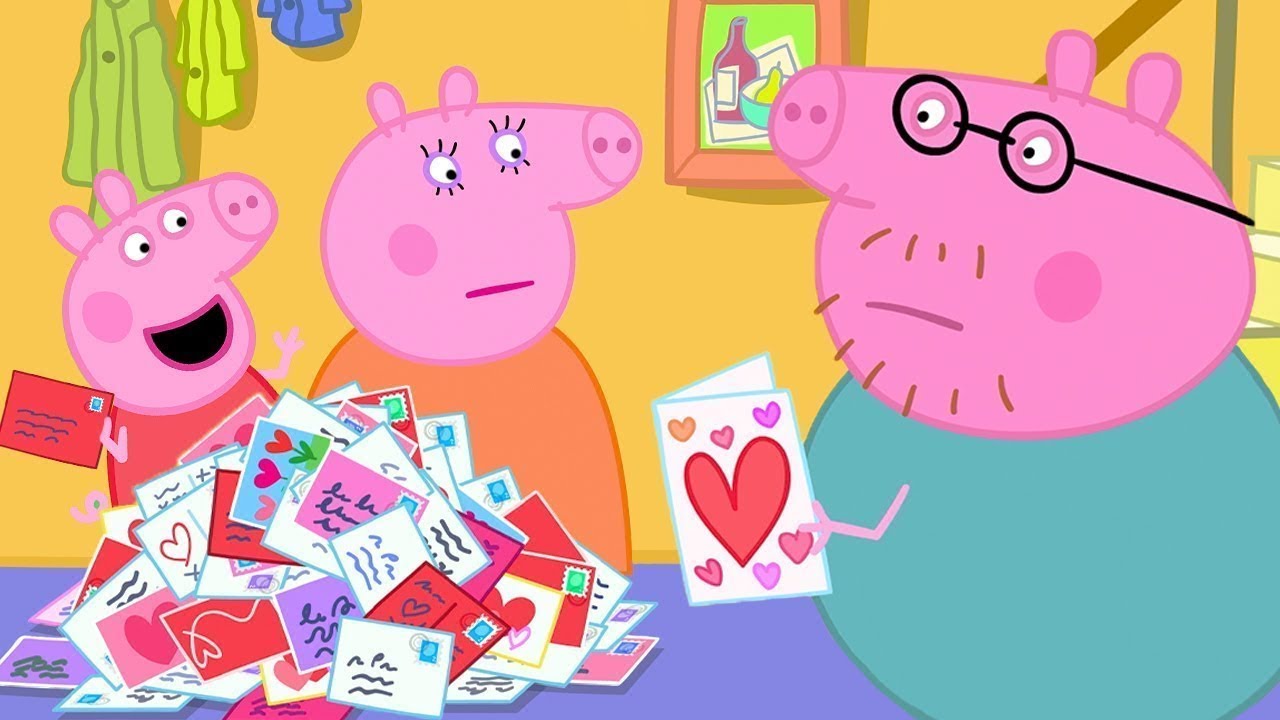The Valentine's Day Card Delivery 💌 | Peppa Pig Official Full Episodes ...