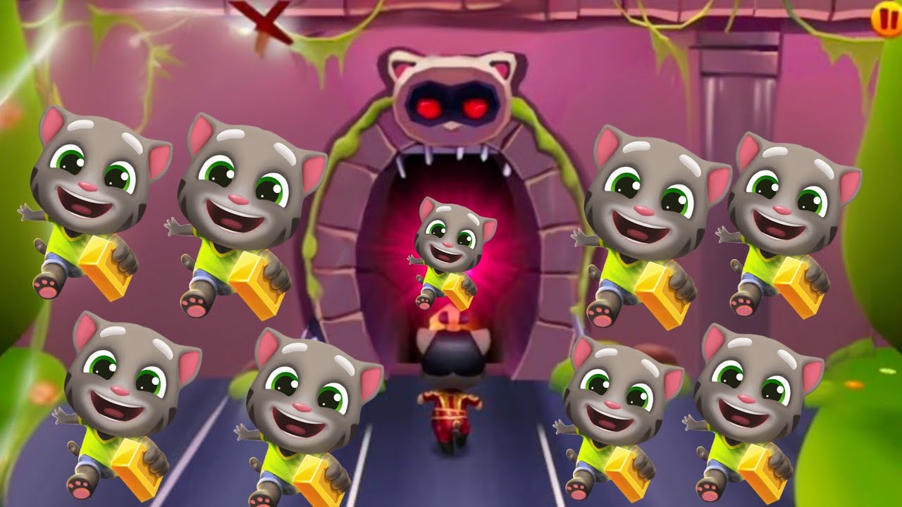Talking Tom Gold Run Funny Fail 100th Tom - Unlock All Teammates At ...