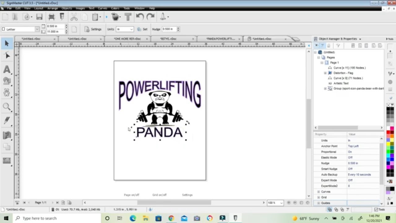How to design logo from start to finish sign master - YouTube