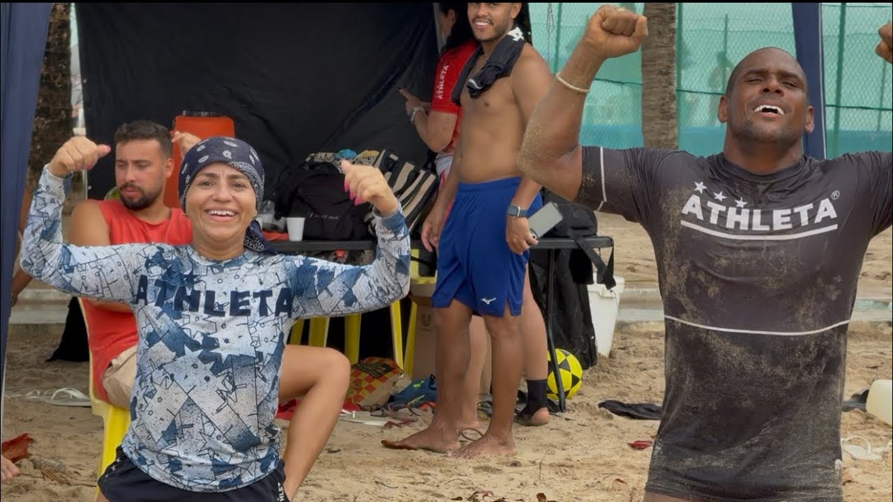 ESSA É A OUTRA PARTIDA DO MISTO 👉 TATA E CAROL SABIRILA E DUDA 🔥🔥💥💥⚽️ ...