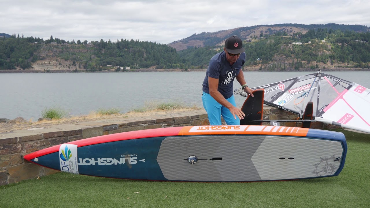 Andy Brant Reviews the Slingshot FLYER 280 Windfoil board | 2020 - YouTube