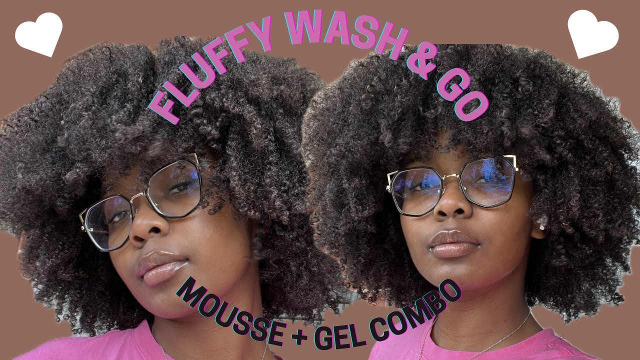 FLUFFY WASH & GO | Mousse + Gel Combo - YouTube