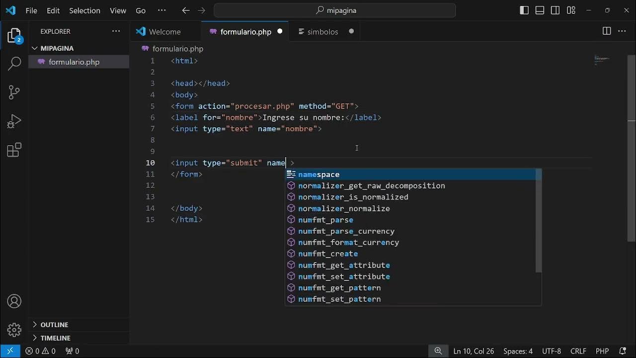 Recibir Variables en PHP [Video Aula Virtual] - YouTube