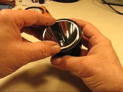 Making a Custom Maglite head for an SST-90 Reflector. - YouTube