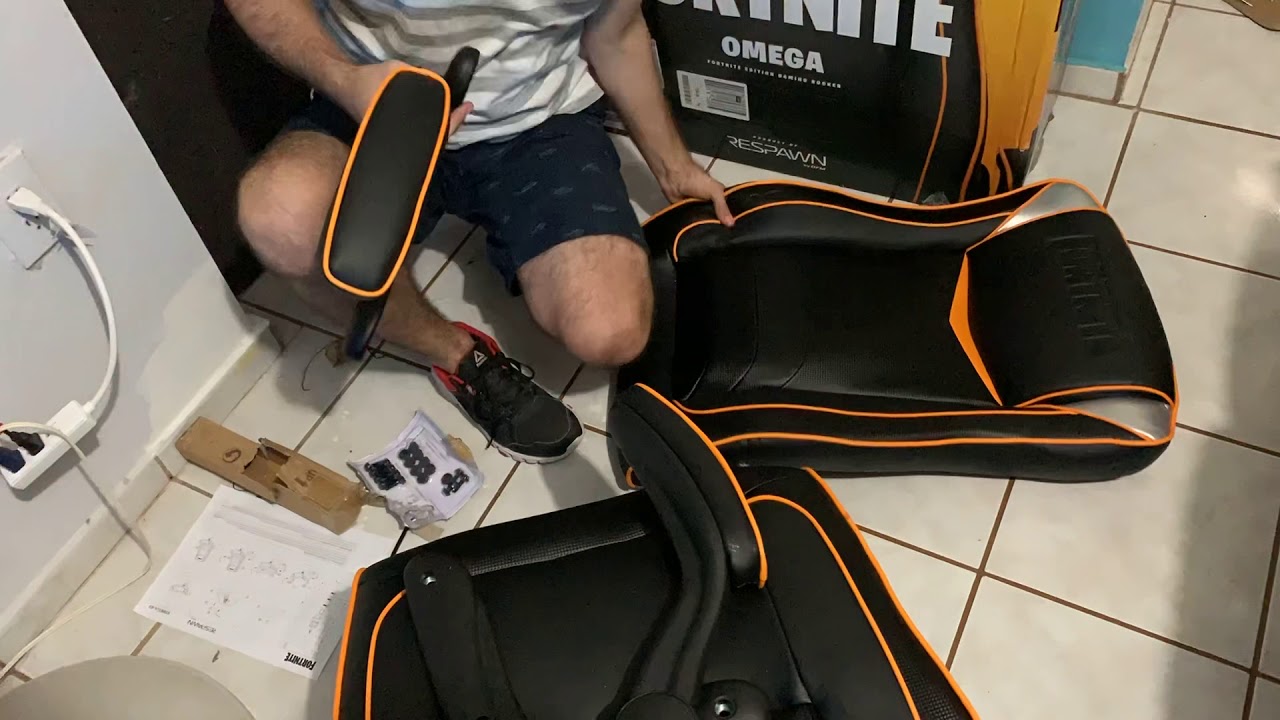 Fortnite OMEGA-R Gaming Rocker Chair, RESPAWN by OFM Rocking Gaming ...