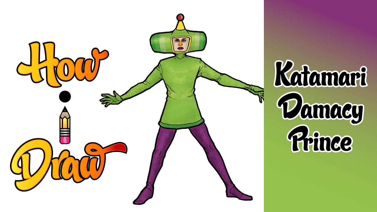 How I Draw the PRINCE from KATAMARI DAMACY on NINTENDO SWITCH * how to ...