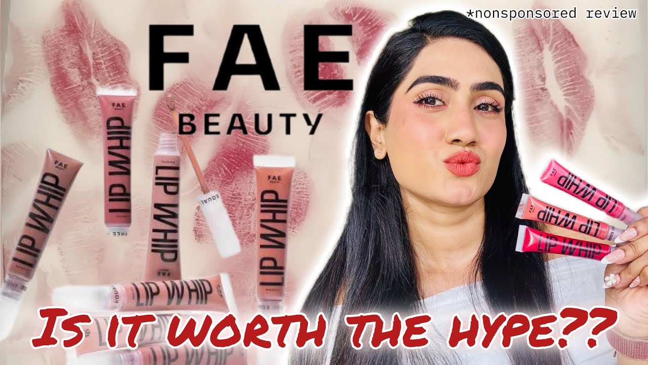 FAE BEAUTY LIP WHIP | 3 versatile shades | Review & Swatches | Tease ...
