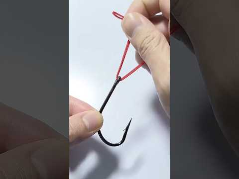 Super 200% best fishing hook knot in the world| Fishing video knots #fishing #shorts