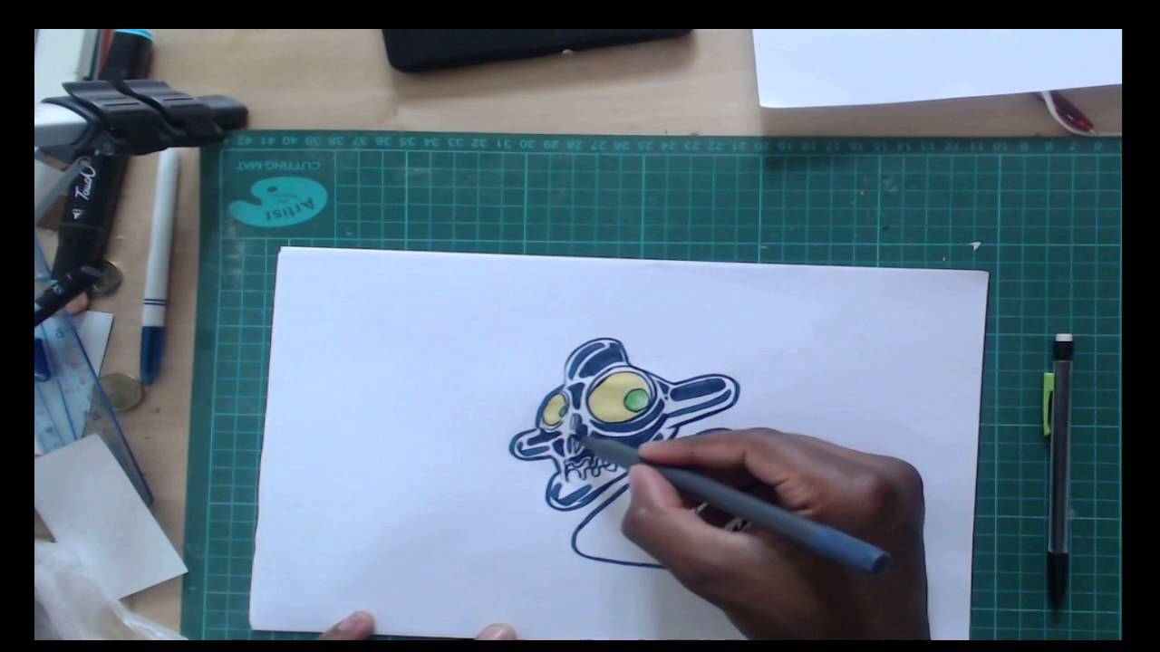 test dessin timelapse - YouTube