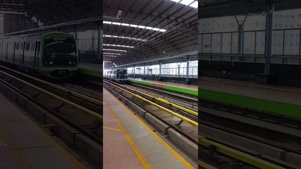 NAMMA METRO| Green line | Bangalore Metro Train - YouTube