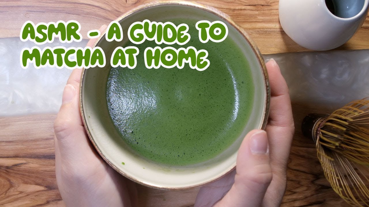 asmr | a guide to making matcha at home | matcha tutorial - YouTube