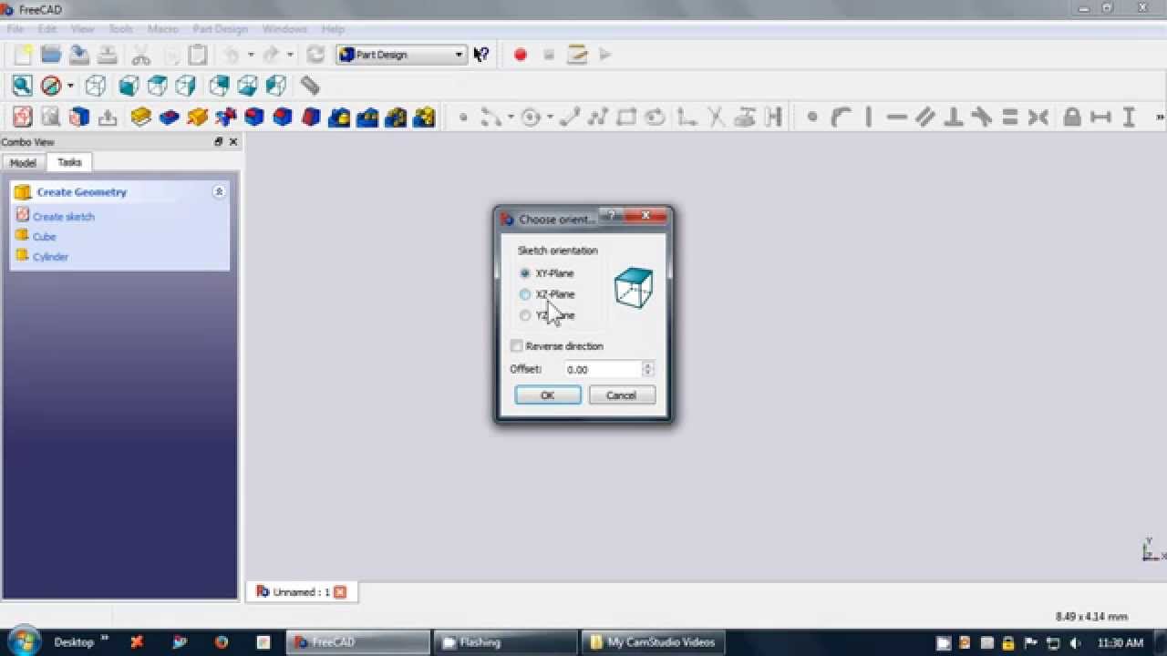 Create a threaded rod in FreeCAD v14 (HD 720p) - YouTube