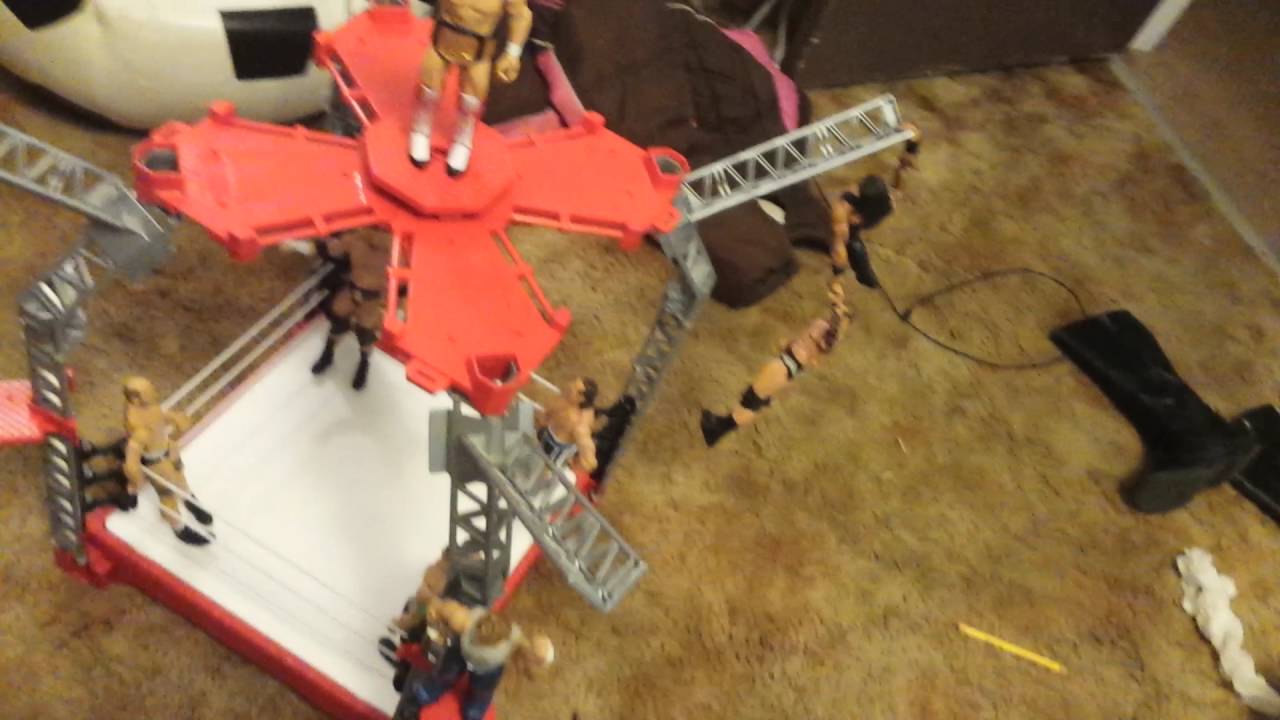 Wwe action figure setup - YouTube