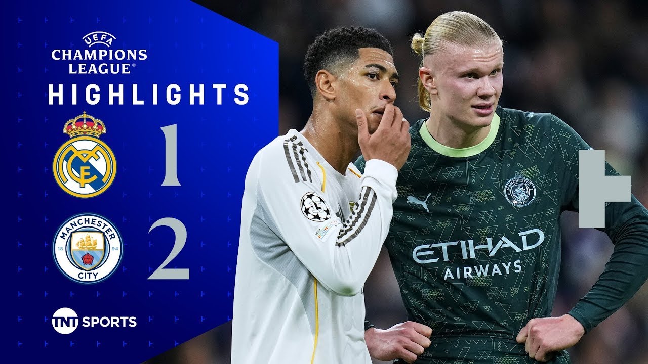 HIGHLIGHT ! Real Madrid vs Manchester City (1-2) All Goals ...