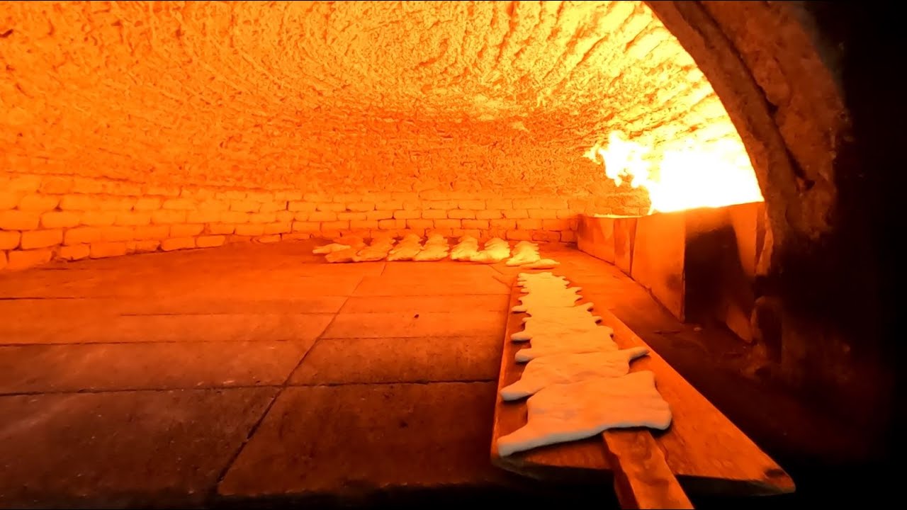 iraqi samoon bread recipe | Sourdough bread making in Iraq - YouTube