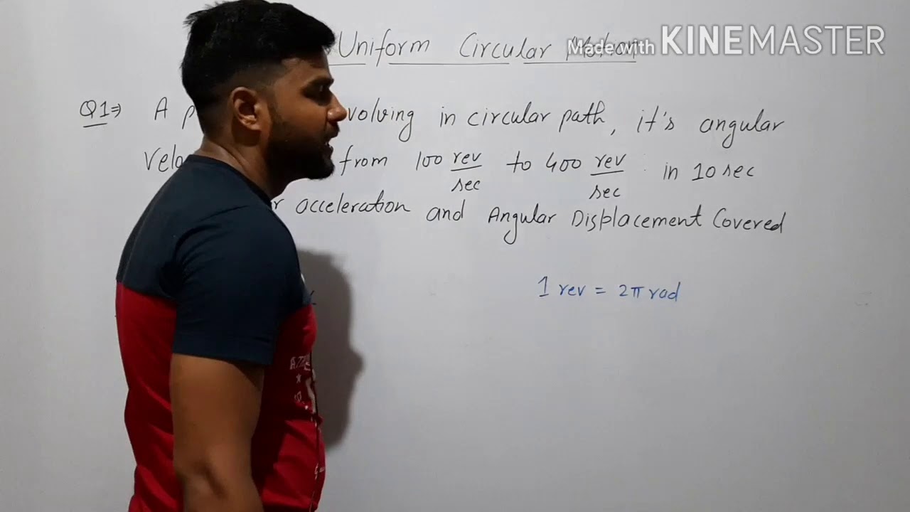 Non Uniform Circular Motion, ( Equations of motion for circular motion ...
