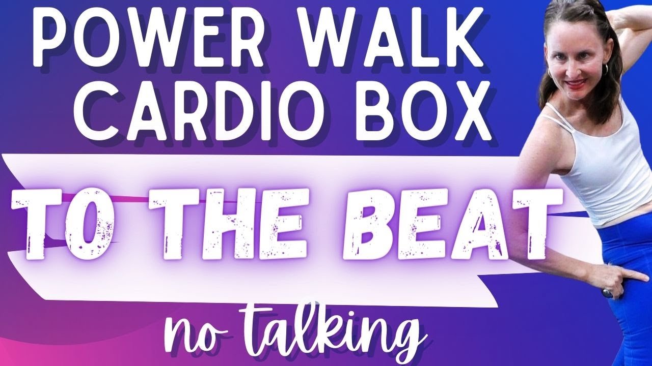 No Talking Cardio Box Power Walk Routine💦Sweaty Low Impact Fun 💦Walking ...