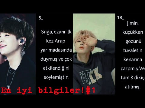 BTS üyeleri hakkında bilmediğiniz ilginç bilgiler! part#1🦋(회원에 대한 흥미로운 정보)