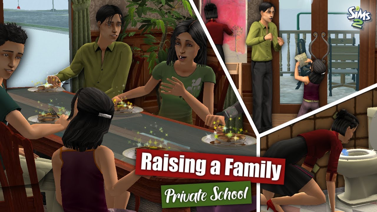 Raising a Family - Private School | The Sims 2 - YouTube