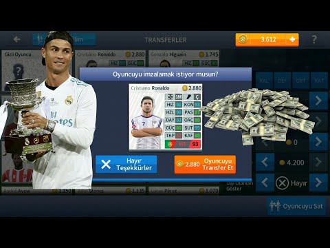 RONALDO YU TRANSFER ETTİM ! DREAM LEAGUE SOCCER 2017 [TÜRKÇE]