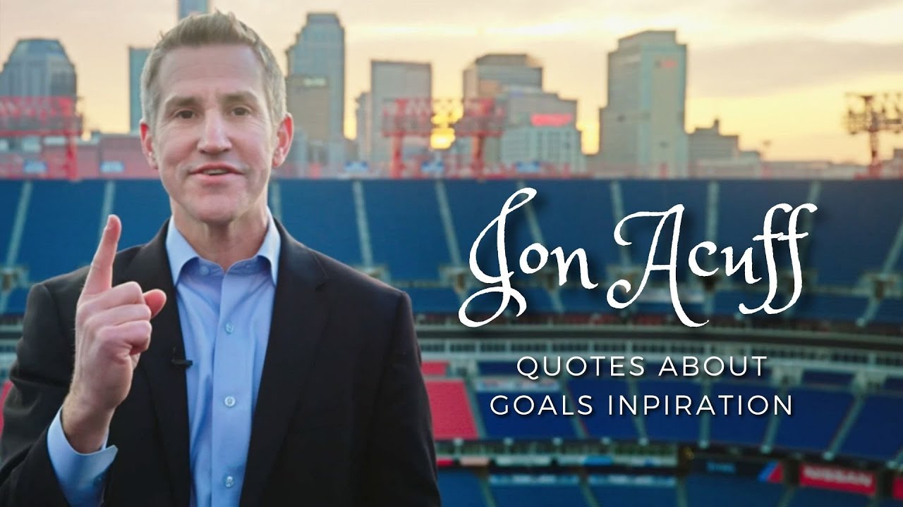 Jon Acuff Quotes About Goals Inspiration - YouTube