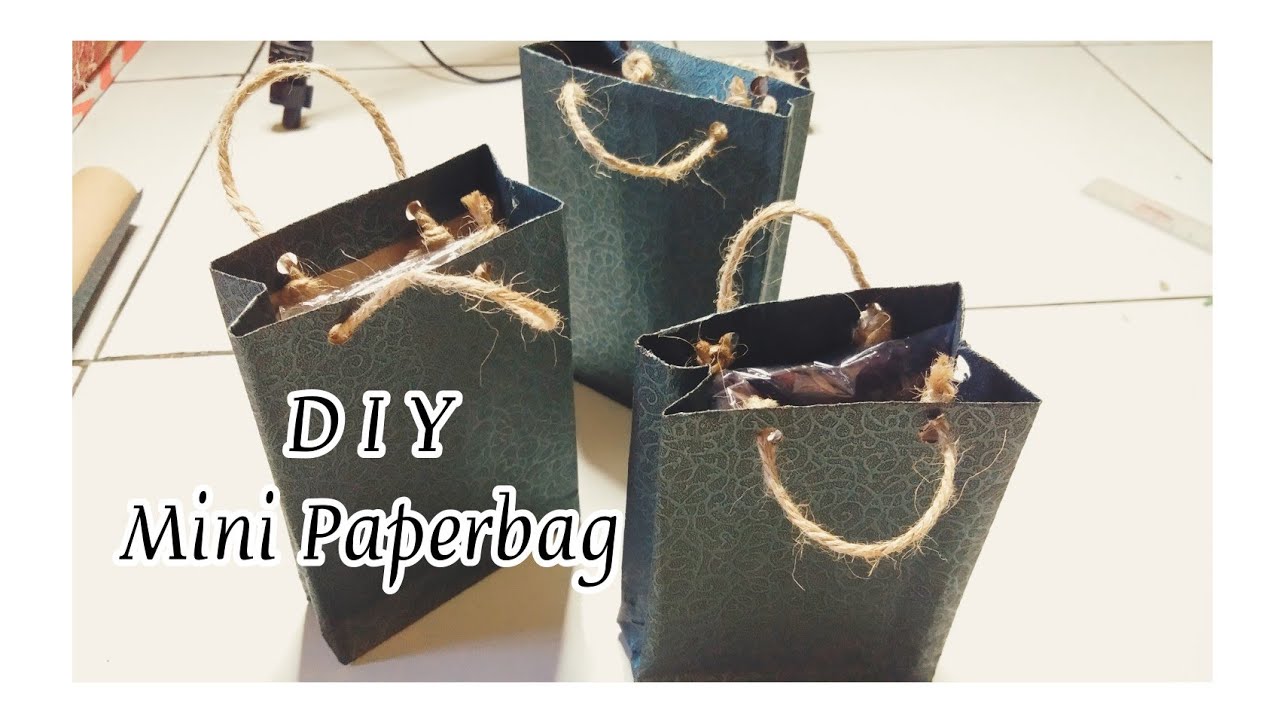 DIY Paperbag - Cara Membuat Paperbag Cantik - YouTube