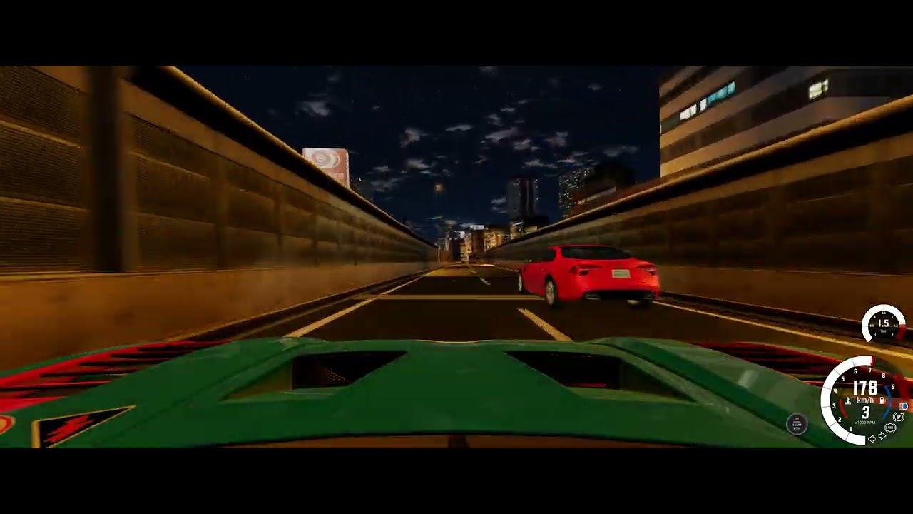 Tokyo's Shuto Expressway Night - BeamNG.drive - YouTube