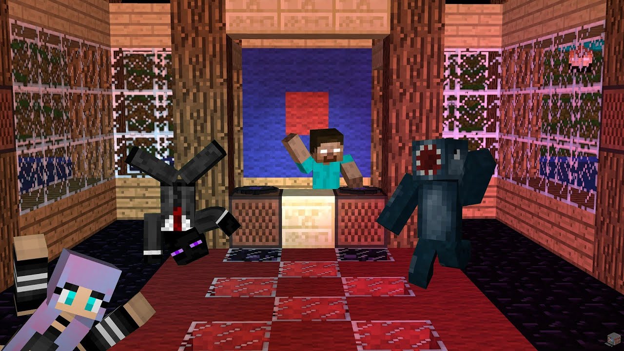 Minecraft - Block Party - Dance the night away - YouTube