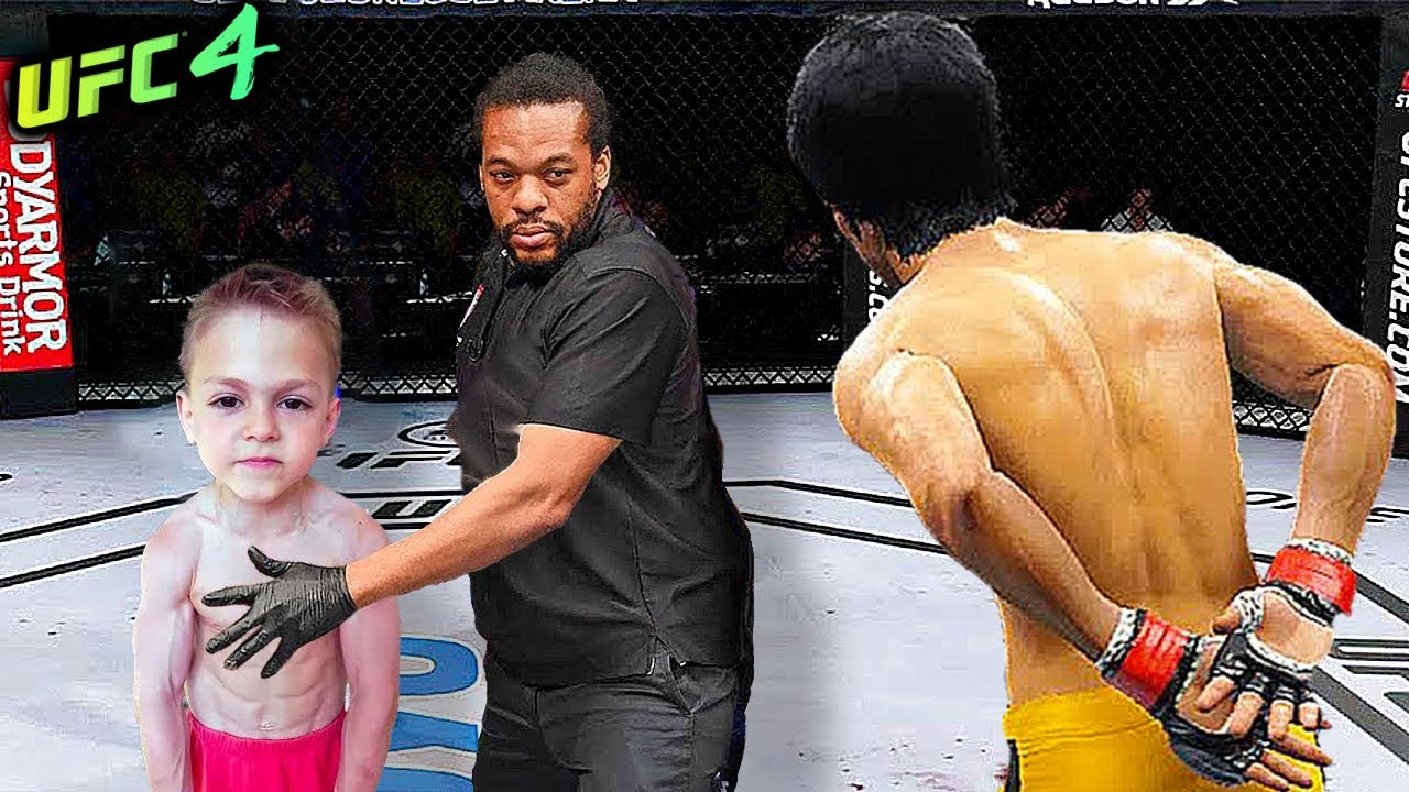 Bruce Lee vs. Kid Bodybuilder (EA sports UFC 4) - YouTube