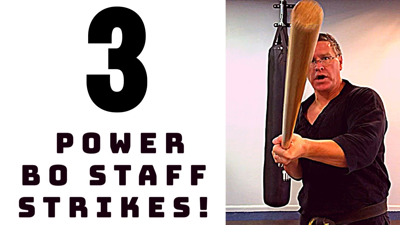 MARTIAL ARTS CLASS - BO STAFF STRIKES - YouTube